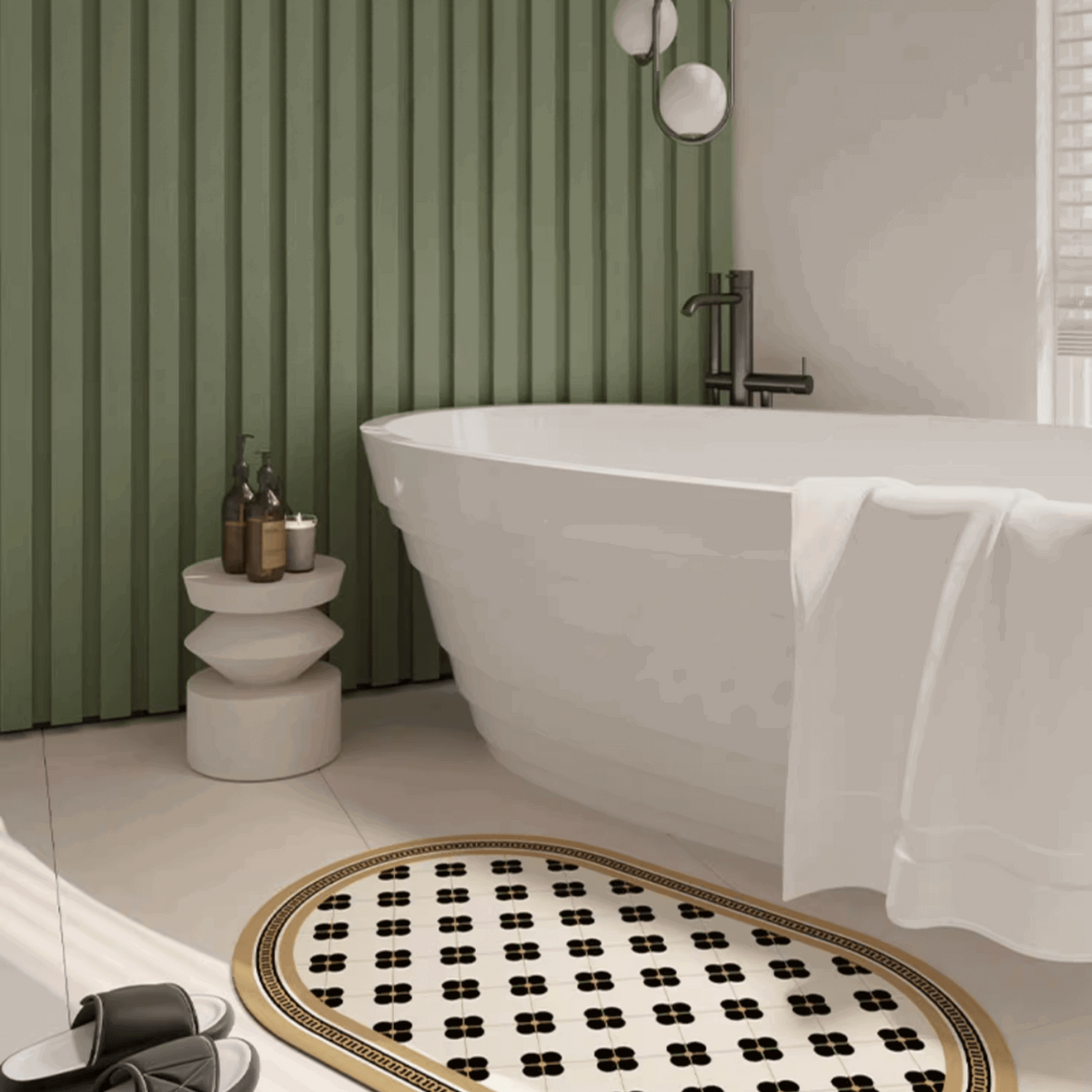 Parisienne Bath Mat – French-Inspired Quick-Drying Anti-Slip Mat ...
