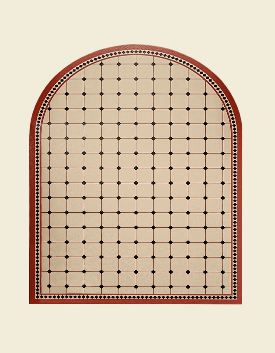 Roman Tile Door Mat | Stylish Retro Tile Design Entrance Mat – Maison Matta