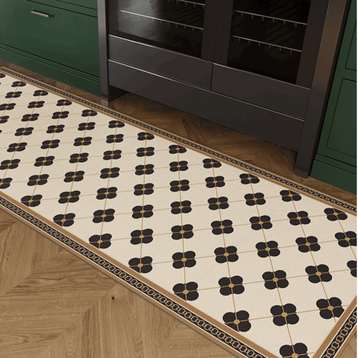 Parisienne Kitchen Mat | Stylish & Non-Slip Kitchen Rug | 18*30 ...