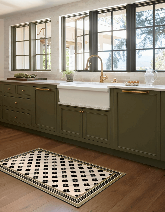 Parisienne Kitchen Mat | Stylish & Non-Slip Kitchen Rug | 18*30 ...